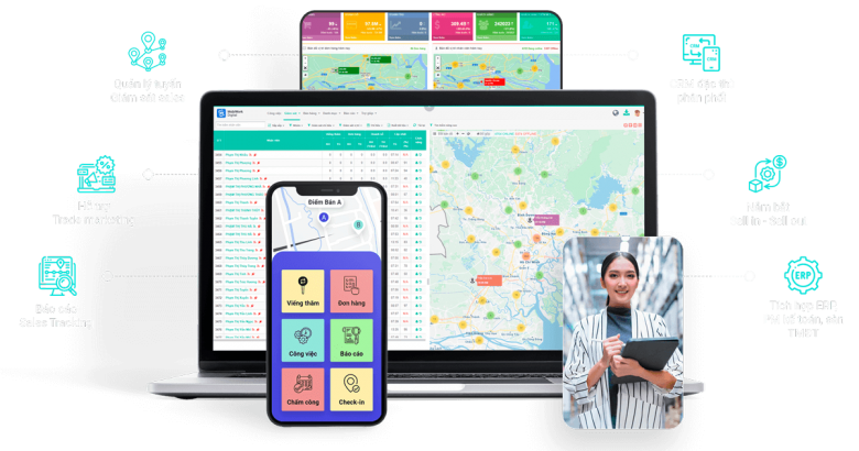 Số hóa quản trị kênh phân phối - MobiWork Digital